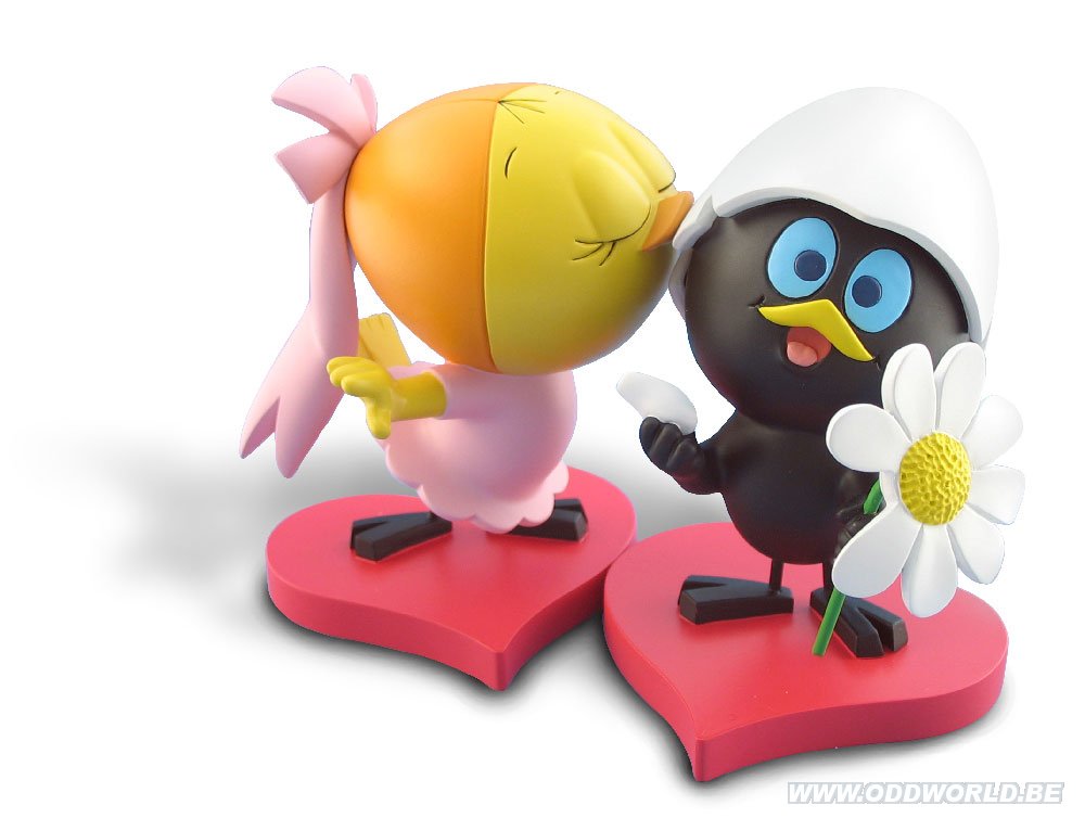 Calimero Scène Caliméro En Priscilla Verliefd Beeld - Odd World